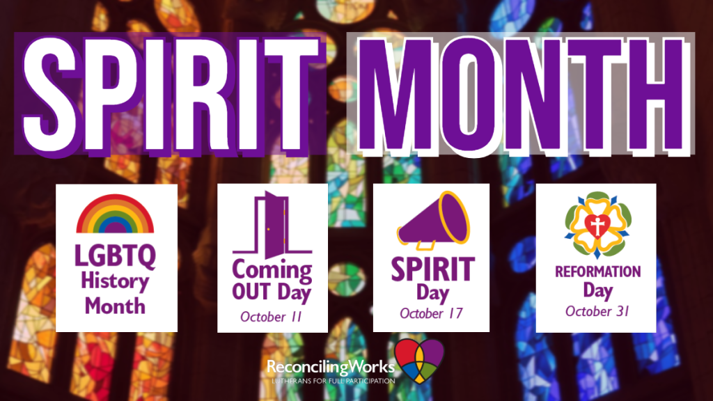 Spirit Month - ReconcilingWorks